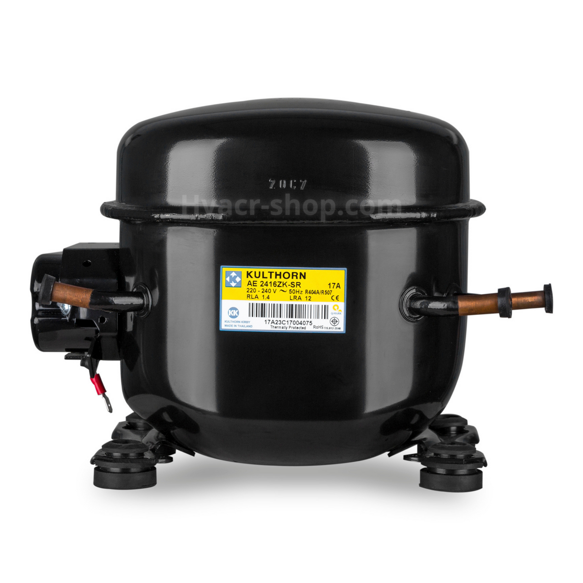 Máy nén KULTHORN AE2416Y, 3/8Hp, R134a, 1 pha – HVACR-SHOP.COM