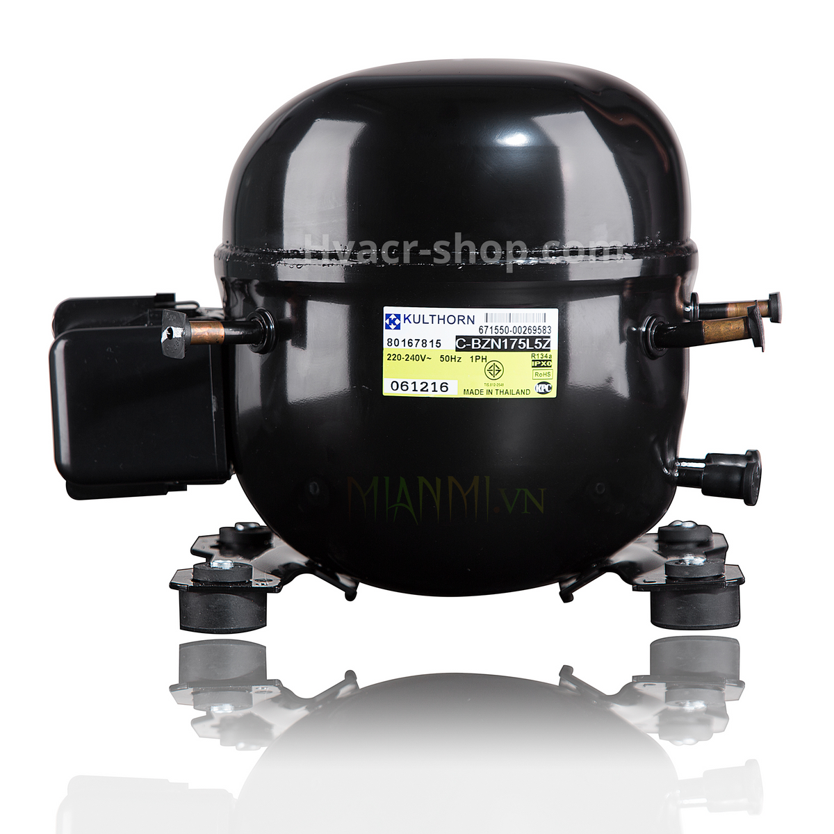 Máy nén KULTHORN C-BZN175L5Z, 1/5Hp, R134a – HVACR-SHOP.COM
