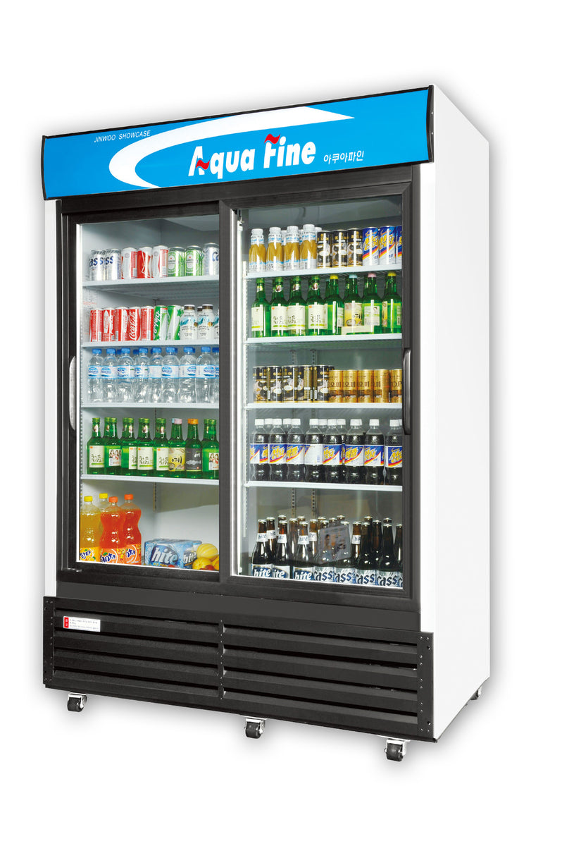 Tủ mát 2 cửa lùa Aqua FINE JW-1350R, dung tích 1200 lít – HVACR-SHOP.COM