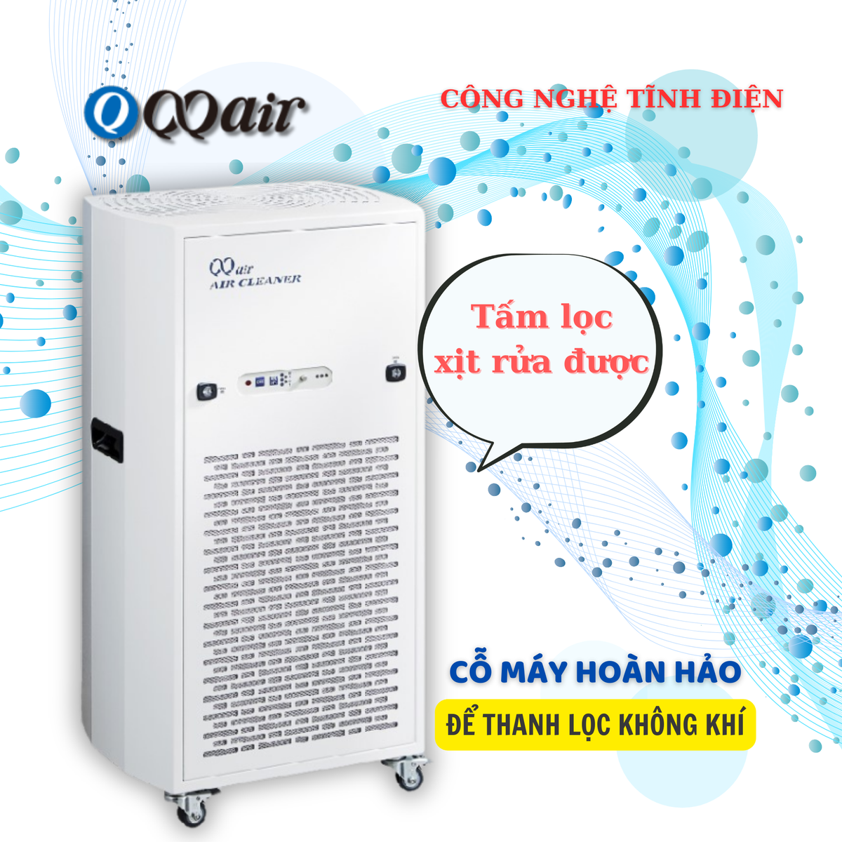 Máy lọc không khí cao cấp QQair AC-409R – HVACR-SHOP.COM
